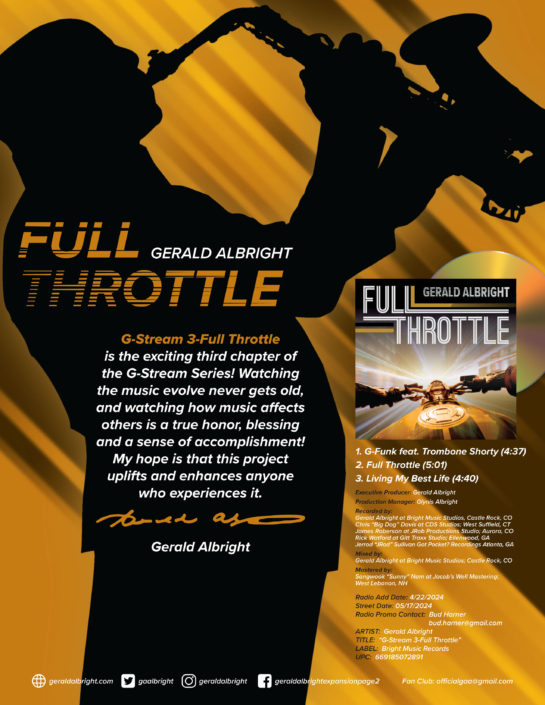 Gerald Albright | Jazz Musician | Official Website